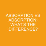 Absorption Vs Adsorption: What's The Difference? » Differencess