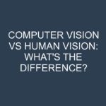 Computer Vision Vs Human Vision: What's The Difference? » Differencess