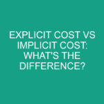 Explicit Cost Vs Implicit Cost: What's The Difference? » Differencess