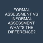 Formal Assessment Vs Informal Assessment: What's The Difference ...