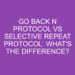 Go Back N Protocol Vs Selective Repeat Protocol: What's The Difference ...