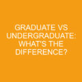 Graduate Vs Undergraduate: What's The Difference? » Differencess