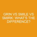 Grin Vs Smile Vs Smirk: What's The Difference? » Differencess