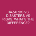 Hazards Vs Disasters Vs Risks: What's The Difference? » Differencess