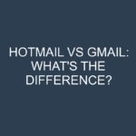 Hotmail Vs Gmail: What's The Difference? » Differencess