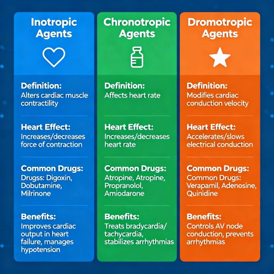 Inotropic Vs Chronotropic Vs Dromotropic: What's The Difference ...