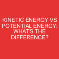 Kinetic Energy Vs Potential Energy: What's The Difference? » Differencess