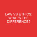 Law Vs Ethics: What's The Difference? » Differencess