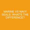 Marine Vs Navy Seals: What's The Difference? » Differencess