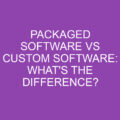 Packaged Software Vs Custom Software: What's The Difference? » Differencess