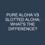 Pure Aloha Vs Slotted Aloha: What's The Difference? » Differencess