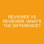 Reviewee Vs Reviewer: What's The Difference? » Differencess