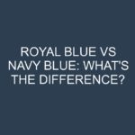 Royal Blue Vs Navy Blue: What's The Difference? » Differencess