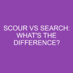 Scour Vs Search: What's The Difference? » Differencess