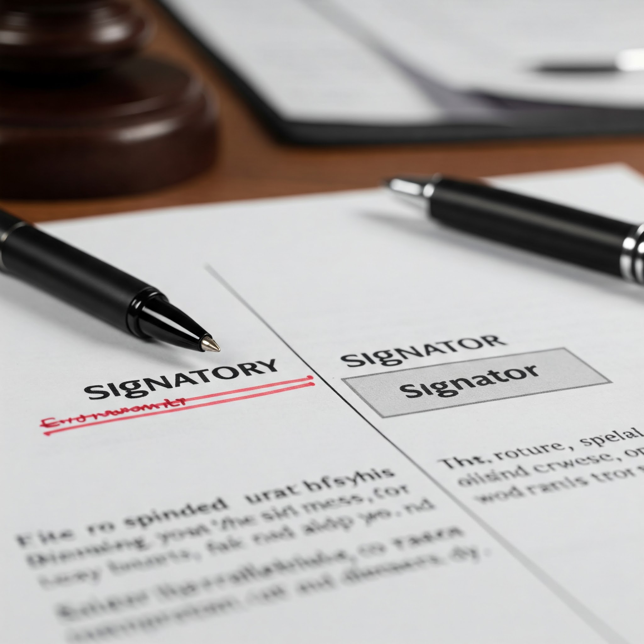 Signatory Vs Signator: What's The Difference? » Differencess