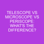 Telescope Vs Microscope Vs Periscope: What's The Difference? » Differencess
