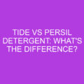 Tide Vs Persil Detergent: What's The Difference? » Differencess
