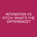 Intonation Vs Pitch: What's The Difference? » Differencess