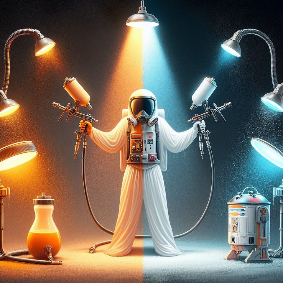 HVLP Vs LVLP Vs LVMP Vs HTE Spray Guns » Differencess