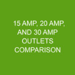 15 Amp, 20 Amp, And 30 Amp Outlets Comparison » Differencess