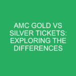 AMC Gold Vs Silver Tickets: Exploring The Differences » Differencess