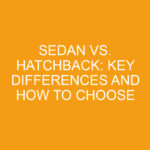 Sedan Vs. Hatchback: Key Differences And How To Choose » Differencess