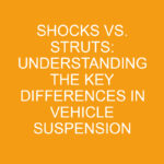 Shocks Vs. Struts: Understanding The Key Differences In Vehicle ...
