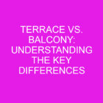 Terrace Vs. Balcony: Understanding The Key Differences » Differencess
