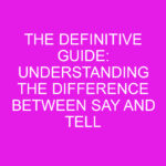 The Difference Between Big And Large: Exploring Size Perception » Differencess