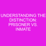 Understanding The Distinction: Prisoner Vs. Inmate » Differencess